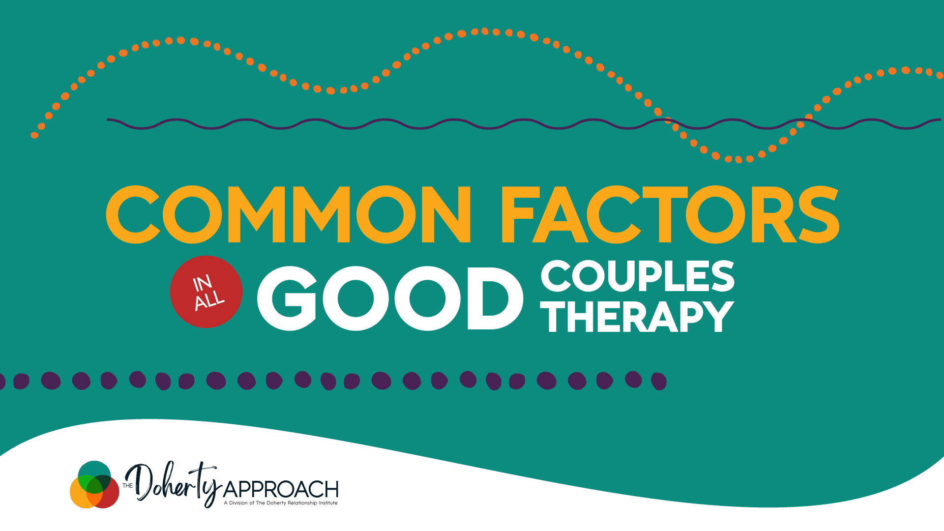 Common Factors in all Good Couples Therapy - The Doherty Approach